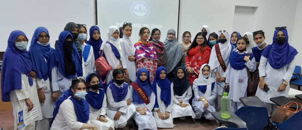 Korangi Degree Girls College Students Visit IHHN - Indus University of ...